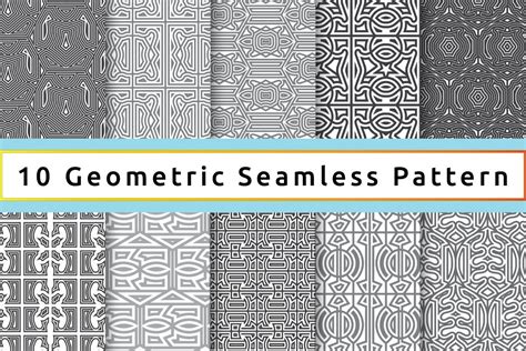 Geometric Creative Seamless Line Pattern Graphic By Abdussamad
