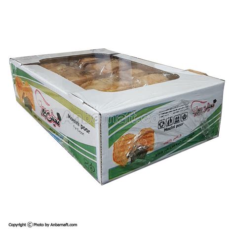 شیرینی لایه ای با مغز کرم کاکائو معینی پور 70 گرم بازار انبارنفت