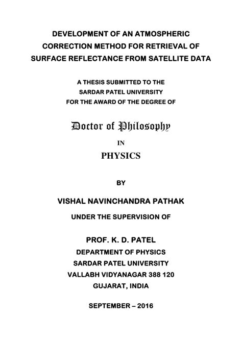 Pdf Development Of An Atmospheric Correction Method For Retrieval Of Surface Reflectance From