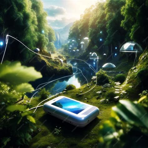 Premium Ai Image Modern Electronic Static Collection System Futuristic Gadgets Showcases A