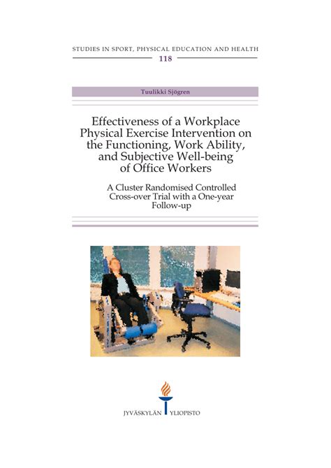 Pdf Effectiveness Of A Workplace Physical Exercise Intervention On
