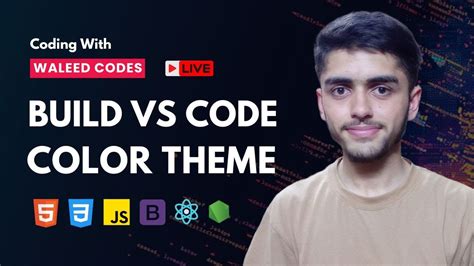 🔴 Build And Deploy Your Own Vs Code Theme From Scratch Sunday Live With