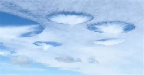 Eerie Ufo Clouds Hovering Over Sea Like Alien Invasion Movie Filmed
