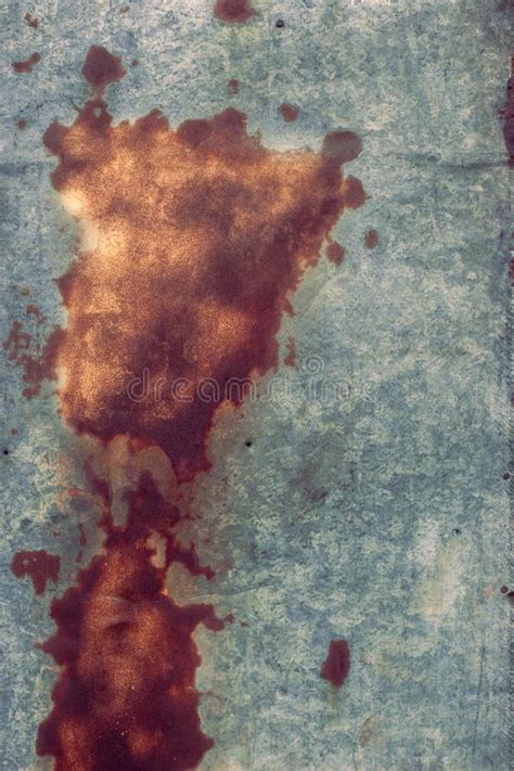 Abstract Grunge Background Large Coarse Rust On Zinc Metal Stock Image
