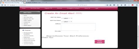 Crime Reporting System Project In Php With Source Code And Report