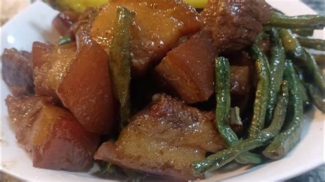 HOW TO COOK YUMMY STRING BEANS PORK ADOBO SITAW RECIPES