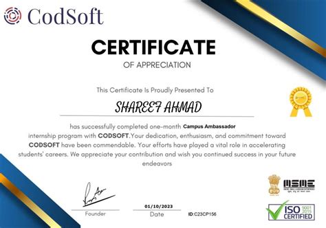 Shareef Ahmad On Linkedin Connections Intern Internship Codsoft