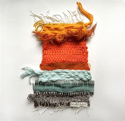 Mesh Introduction To Weaving On A Cardboard Loom Happenings At Washu