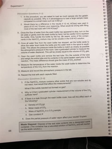 Experiment 7 Discussion Questions 1 2 1 In The Chegg