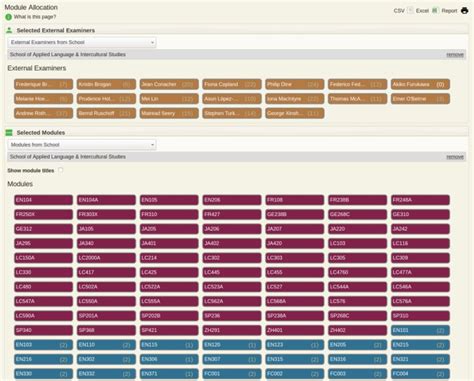 Module Assignment Tool
