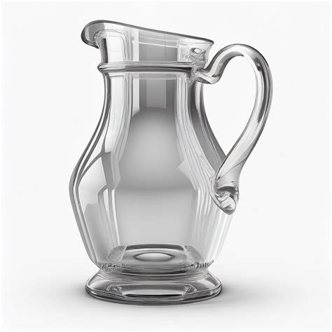 Premium Ai Image Glass Flask On White Background