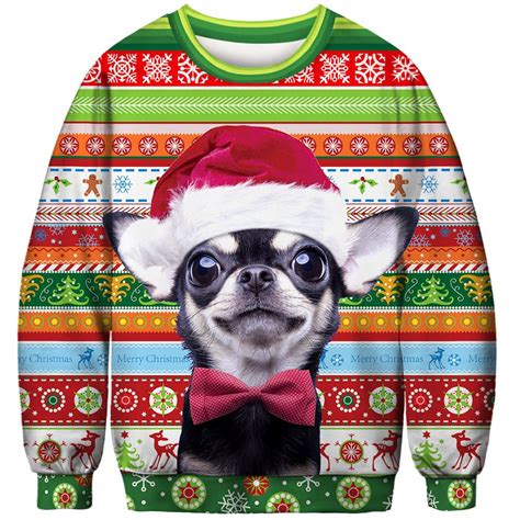 Pull De Noël Pour Chihuahua La Maison De Noël