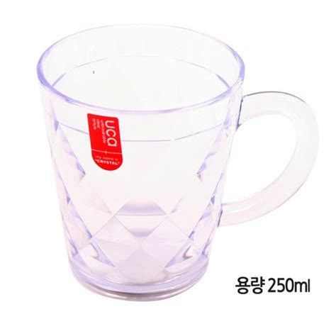 플라스틱 N2111d54c6b 크리스탈 머그컵 250ml 6개 컵 투명 물컵 홈플러스 택배배송