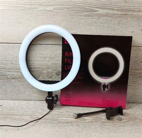 Купить Кольцевая LED лампа 2 (1 крепл.тел.) USB (26см), ST, Кольцевая ...