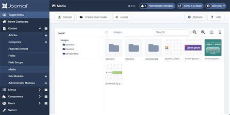 introducing the new media manager in joomla 4 ltheme