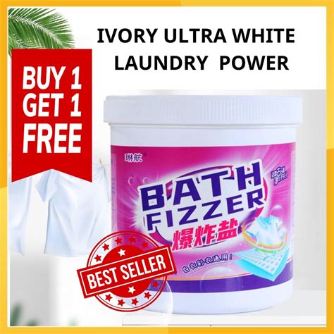 Ivory Bath Fizzer Natural Laundry Powder Bleaching Soap Detergent