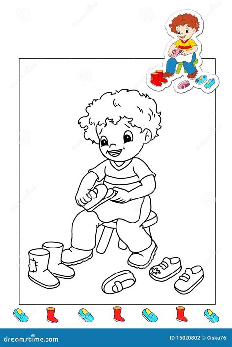 Ganar Control Autonomía Leer Dibujo Para Colorear Zapatero Mediador No