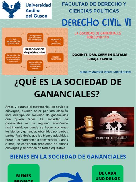 Fenecimiento De La Sociedad De Gananciales Pdf