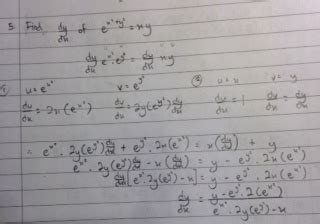calculus - Implicit differentiation of $e^{x^2+y^2} = xy$ - Mathematics Stack Exchange