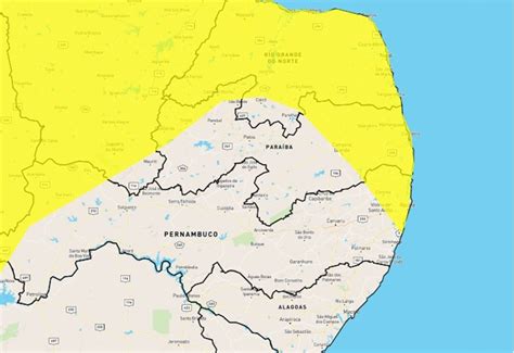 Inmet Emite Alerta De Perigo Potencial De Chuvas Para Quase 130 Cidades