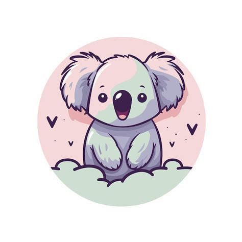 Premium Vector Cute Koala Cartoon Vector Illustration Cute Koala Icon