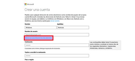 how to create outlook account