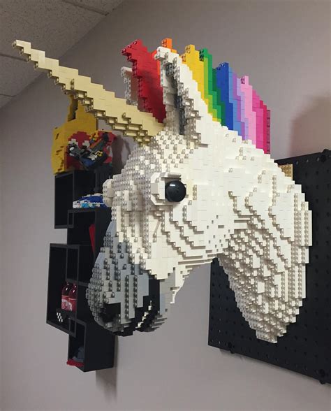 The Full Lego Unicorn Head Runicorn