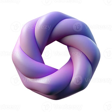 Dramatic Retro Minimal Torus Sharp Edges Single Weight Stroke Symmetrical With Scalable
