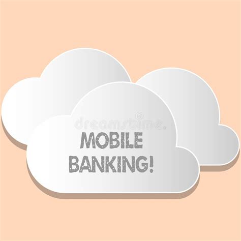 Word Writing Text Mobile Banking Business Concept For Online Money Payments And Transactions