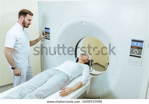 Senior Female Patient Having Ct Scan Stock Photo Shutterstock