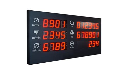 Migan Large Format Numeric Led Displays Microsyst