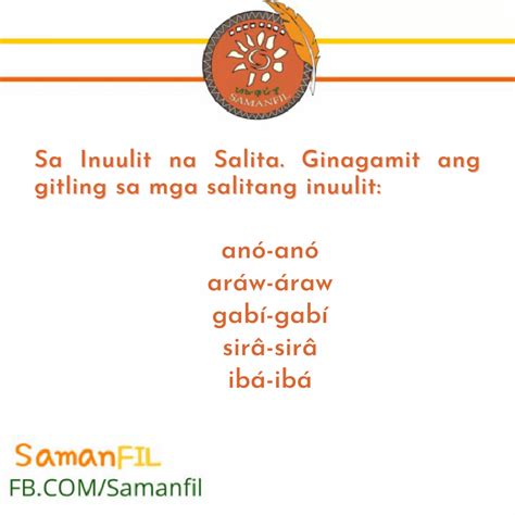 Samanfil Mga Wastong Gamitng Gitling Isang Bantas Na