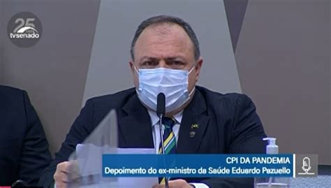 Ao vivo Acompanhe o depoimento do ex ministro da Saúde Eduardo Pazuello