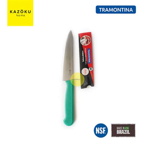 Jual TRAMONTINA Original Brazil Professional Chef Knife Pisau Dapur Biru Jakarta Utara