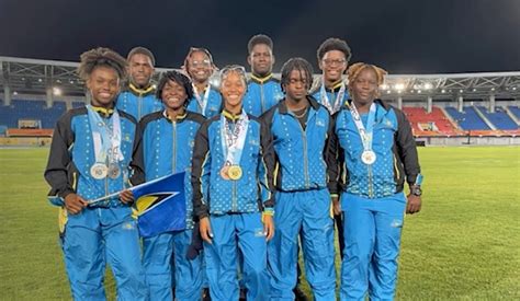 Watch Team Saint Lucia Arrives Home From Carifta Games 2023 St