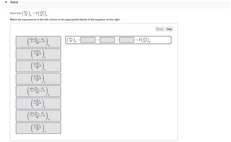 Solved Show That VCV T T T P V Match The Expressions Chegg
