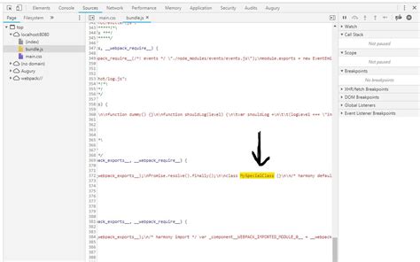 Javascript Cant See The Source Code In Chrome After Emiting Source