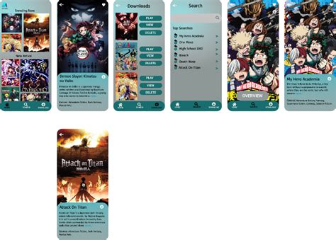 Anime UI App Figma