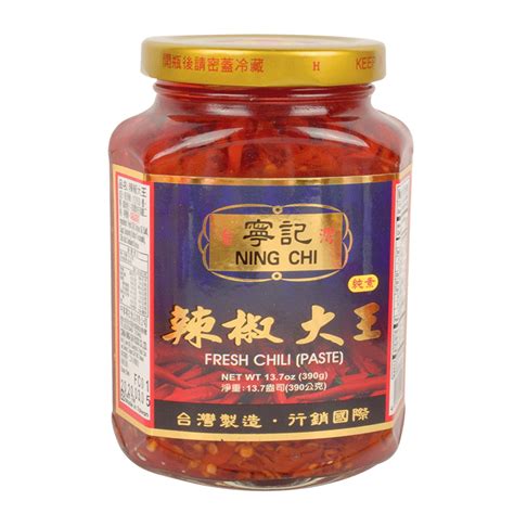 台湾进口宁记辣椒大王390g霸王小米椒朝天辣椒酱特辣超辣大瓶包邮 虎窝淘