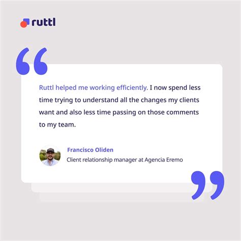 Testimonial Design For Ruttl Digital Product