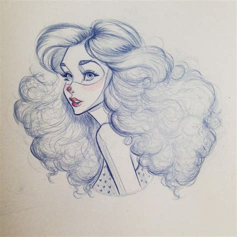 Curly Hair Drawing Pencil Sketch Colorful Realistic Art Images Drawing Skill