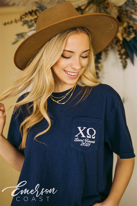 Chi Omega Birmingham Semi Formal T Shirt Emerson Coast