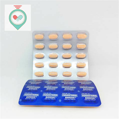 Biogesic Paracetamol 500mg Tablet Lazada Ph