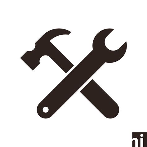 Wrench Svg Hammer Svg Wrench Vector Hammer Vector Tools Svg Repair