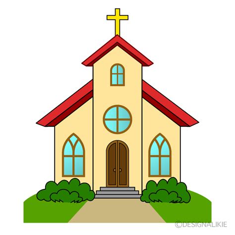 Church With Entrance Clip Art Free Png Image｜illustoon
