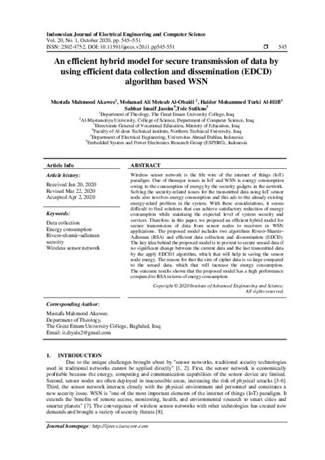 Pdf An Efficient Hybrid Model For Secure Transmission Of Data By