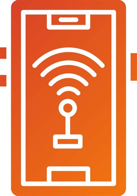 Wifi Tethering Icon Style 21758877 Vector Art At Vecteezy
