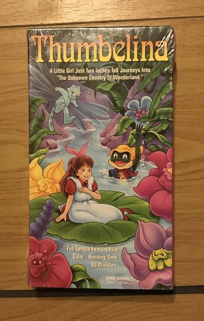 Thumbelina Vhs Vcr Video Tape Movie Cartoon Starmaker For Sale Online