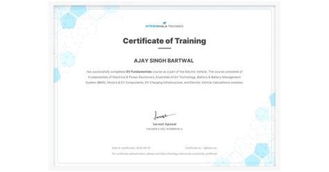 Ajay Singh Bartwal On Linkedin Successfully Completed The Ev