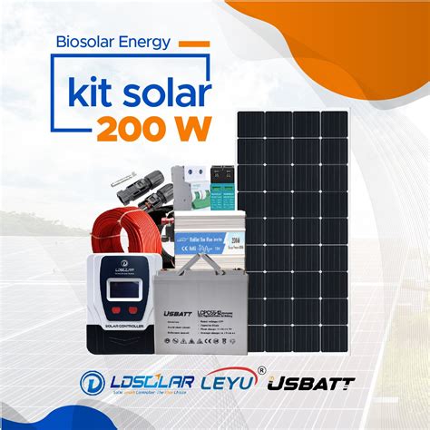 Kit Solar 200w Biosolar Energy